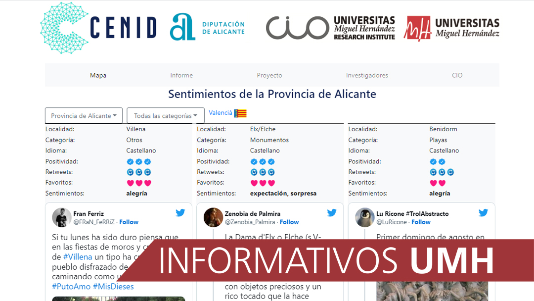Radio UMH » El primer Mapa de los Sentimientos de la provincia Alicante ...